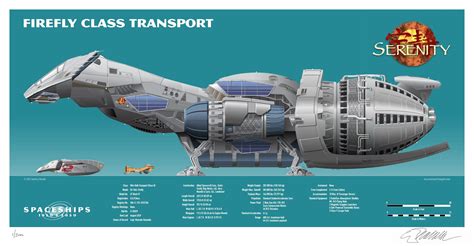 Firefly Serenity Transport Limited Edition Signed Numbered Spaceship