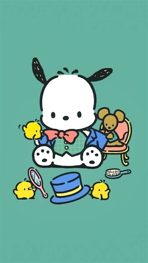 Pochacco 💗 Cute Cartoon Wallpapers Hello Kitty Backgrounds Hello