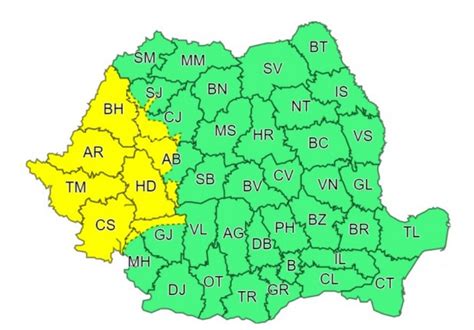 Cod Galben De Vânt în Gorj