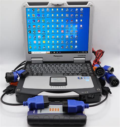 Heavy Duty Truck Scanner Laptop Diagnostic Tool Complete Kit Cf31