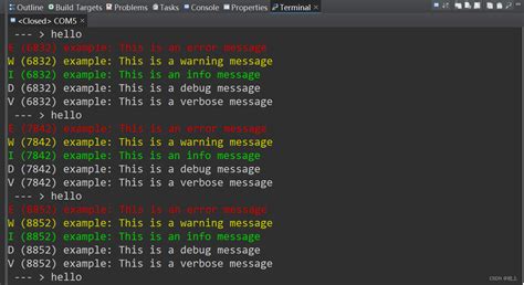 esp32 idf eclipse log日志打印demo esp32 log csdn博客