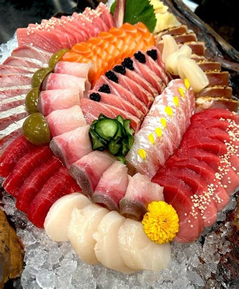 Delicious Assortment Of Sashimi