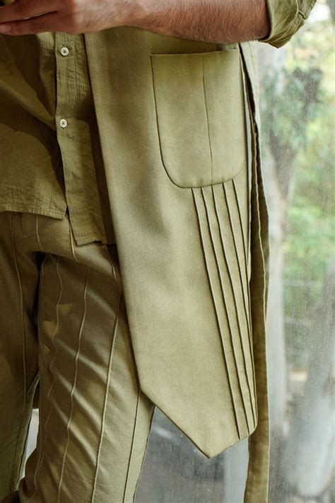 Jm Evergreen Overcoat Set