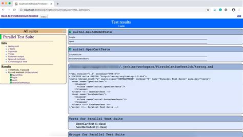 Chapter Report Generation Through Jenkins
