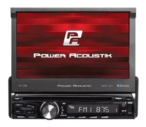 Autoestereo Power Acoustik 7 Pd 710b Usb Bluetooth Sd Aux Mercadolibre