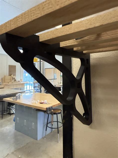 Slatted Shelf Bracket 1in25mm X 5in13mm Slats Free 3d Print