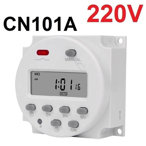 Jual Timer Switch Digital Time Delay Relay 220v Cn101a Untuk Lampu Digital Timer Programmable On