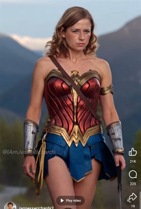 Pam Beasley As Wonder Woman By Pofoz On Deviantart