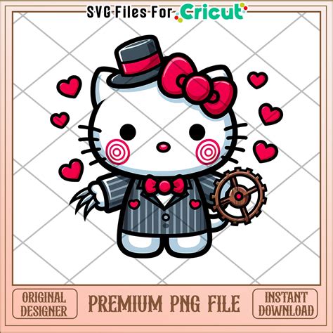 Hello Kitty Png Jigsaw Design Svg Files For Cricut