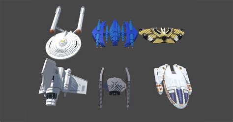 Voxel Ship Package 1 3d 宇宙飞船 Unity Asset Store