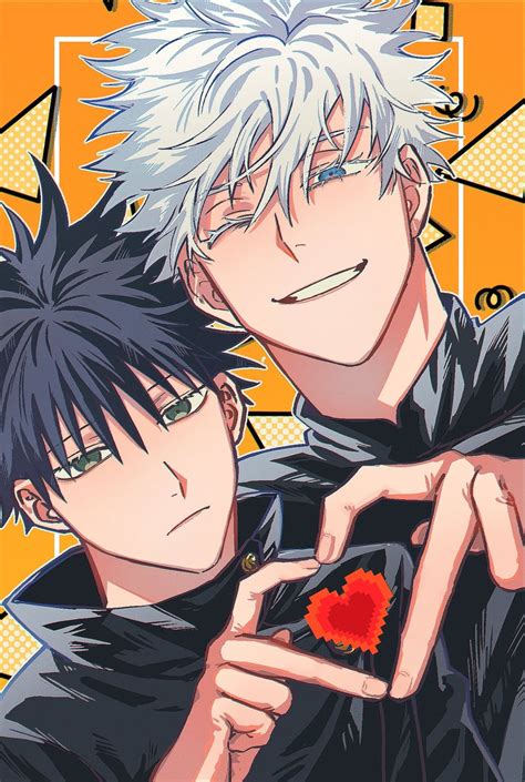 Gojou Satoru And Fushiguro Megumi Jujutsu Kaisen Drawn By Fushirun