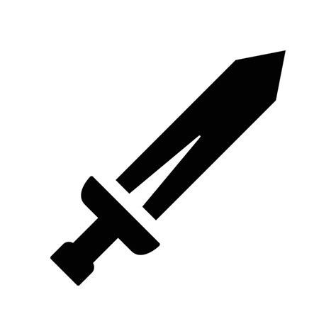 Simple Sword Icon Vector Illustration Design 29489760 Vector Art At Vecteezy