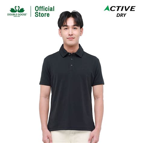 ห่านคู่ เสื้อโปโล รุ่น Active Dry แห้งไว ไม่ต้องรีด Shopee Thailand