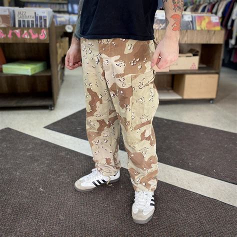 Gulf War Chocolate Chip Desert Camo Pants Waist Depop