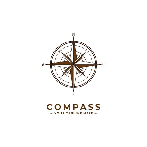 Vintage Compass Logo Icon Symbol 21059085 Vector Art At Vecteezy