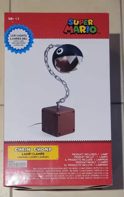 Thinkgeek Super Mario Chain Chomp Desk Lamp Light Works Great £79 57