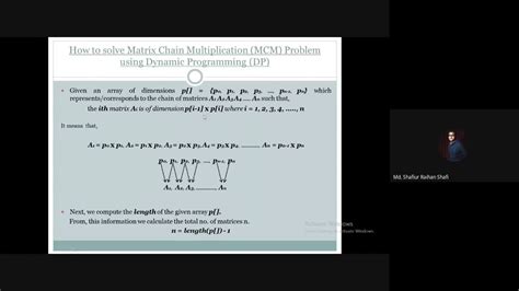 How To Solve Matrix Chain Multiplication Mcm Problem By Dynamic Programming Dp Part1
