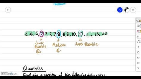 Semi Inter Quartile Range Youtube