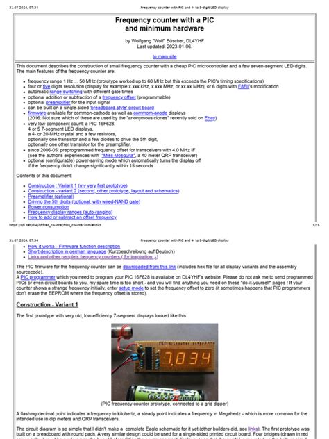 Frequency Counter With Pic And 4 To 5 Digit Led Display Pdf Bipolar Junction Transistor Frequency Counter With Pic And 4 To 5 Digit Led Display Pdf Bipolar Junction Transistor