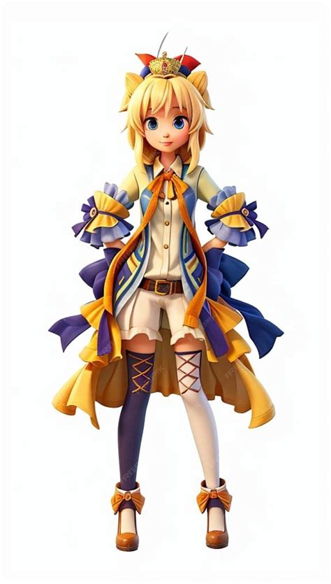 Premium Vector Young Girl With Blond Hair And Blue Eyes Vector