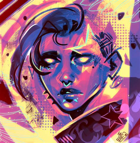 Sometimes Just Going Wild With Your Art Is Fun ♡ Digital Art Inspo