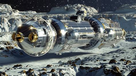 A High Tech Refinery Extracts Regolith From An Asteroid S Surface Stock