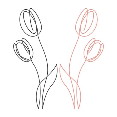 Premium Vector Tulip Icon Design Vector