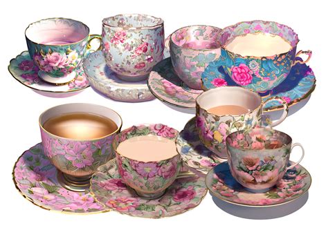 Tea Cup Clipart Graphic By Hanneaart · Creative Fabrica