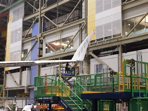 In Pictures First Boeing 777 9 In Final Assembly Aviation Week Network