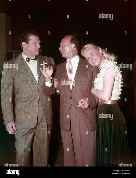 Jack Carson Director Michael Curtiz Doris Day On The Set Of Romance