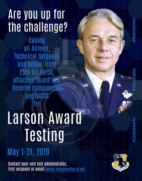 Larson Awards Testing To Commence May 1 Air Force Reserve Command News Article