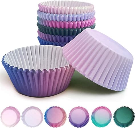 Qiqee 300 Count Cupcake Liners Standard Cupcake Cups 6