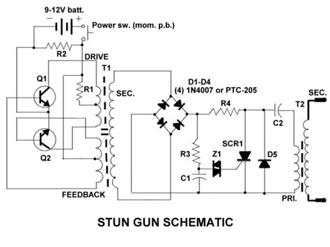 Taser Circuit Diagram Circuit Diagram