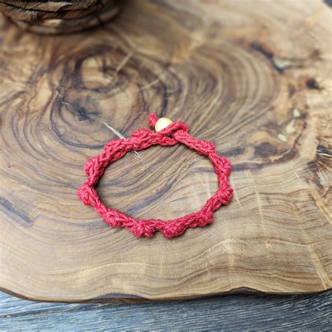 Free Crochet Bracelet Pattern Teeny Tiny Flower Bracelet Free