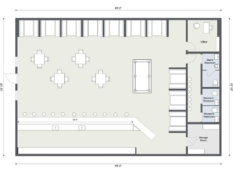 Plan The Perfect Bar Layout Examples And Floor Plans