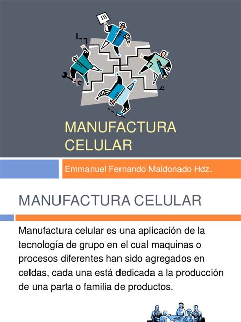 Manufactura Celularpptx Biología Celular Herramientas Prueba