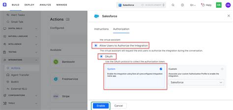 Configuring The Salesforce Crm Action V10