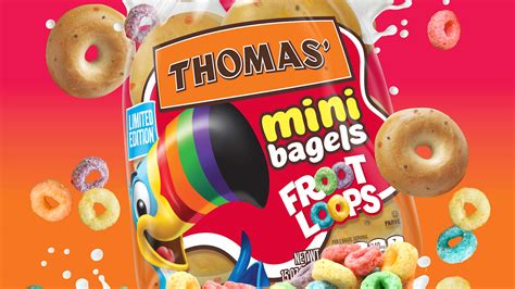 Thomas Froot Loops Mini Bagels Are The Ultimate Breakfast Mash Up