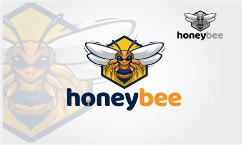 Honey Bee Vector Logo Mascot Angry Bee Esport Mascot Logo Is Logo For Team Or Personal