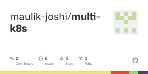 github maulik joshi multi k8s
