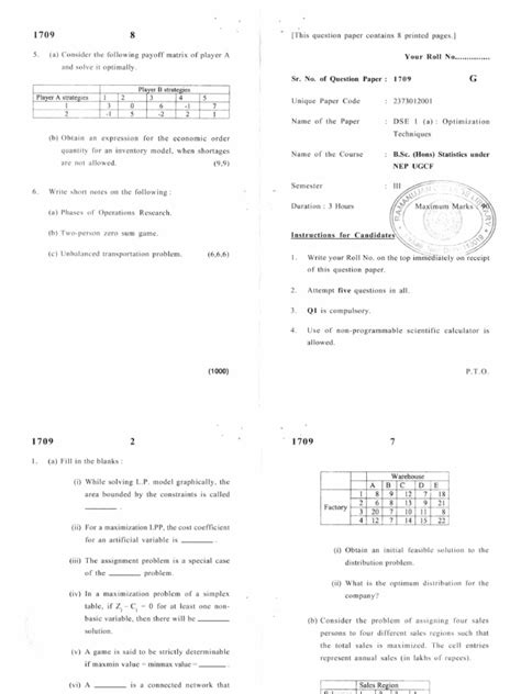 Bsch Statistics Optimization Techniques Pdf Algorithms And Data