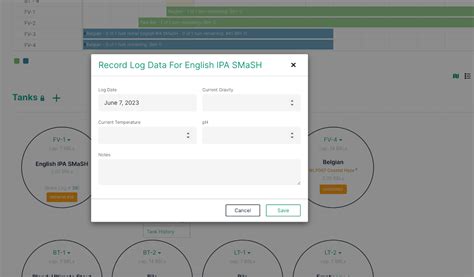 Fermentation Logs Ollie Order Knowledge Base