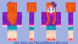 Ginger Girl Better In Preview Minecraft Skin