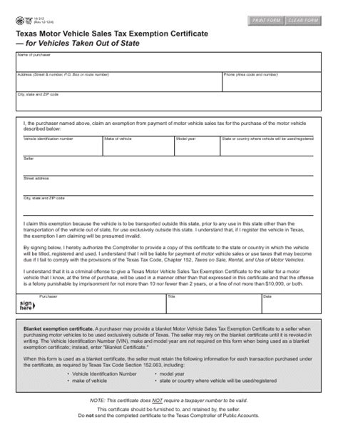 Sales Tax Exemption Form Templates Pdf Download Fill And Print For