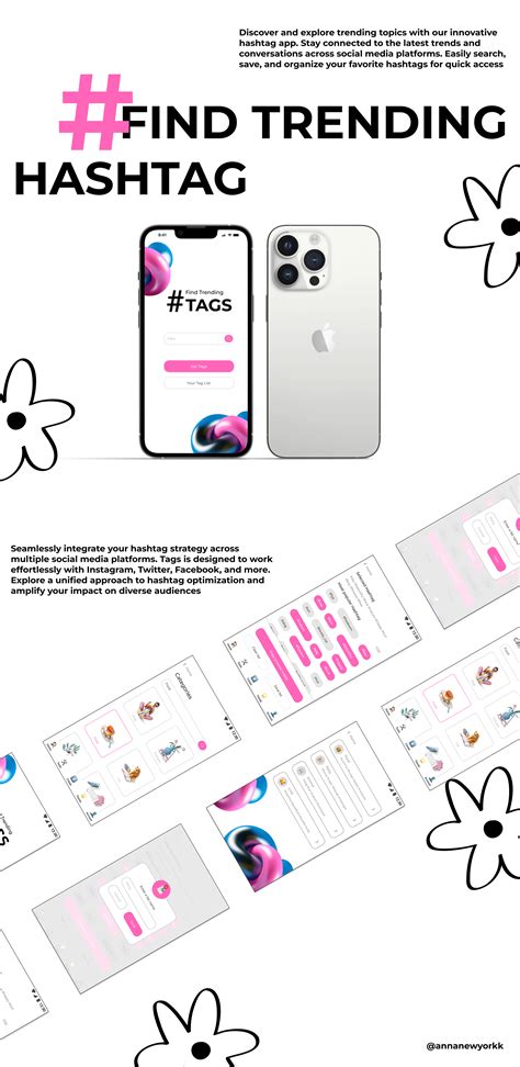 Design Hashtag Application Behance