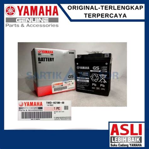 Promo Battery Assy Gtz8v Aki Accu Kering Yamaha R25 Mt25 1wd H2100
