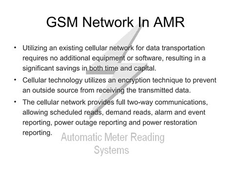 Automatic Meter Reading Systems Ppt Computer Networking Computing