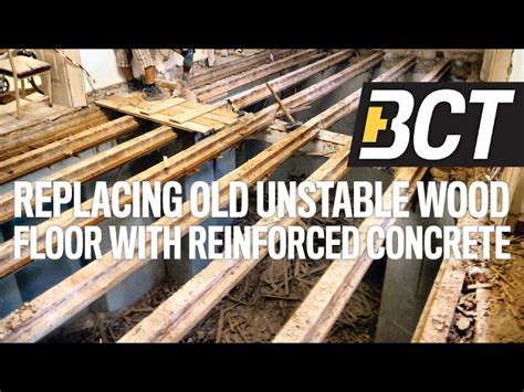 How To Replace Timber Floor With Concrete Blocks