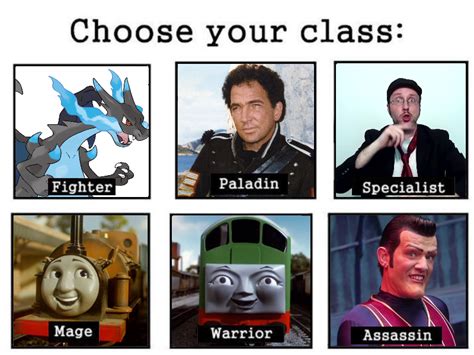 My Chose Your Class Meme By Sharpe Fan On Deviantart