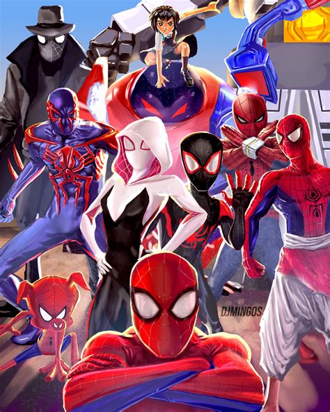 Artstation 9 Spider Man Across The Spider Verse